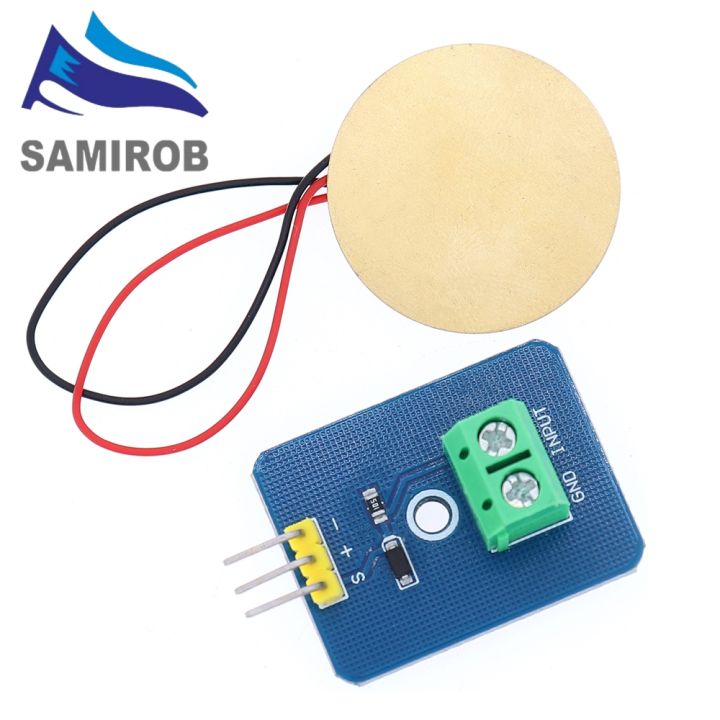 Drum Simulate Piezoelectric Sensor Analog Ceramic Vibration Sensor Module Piezoelectricity For