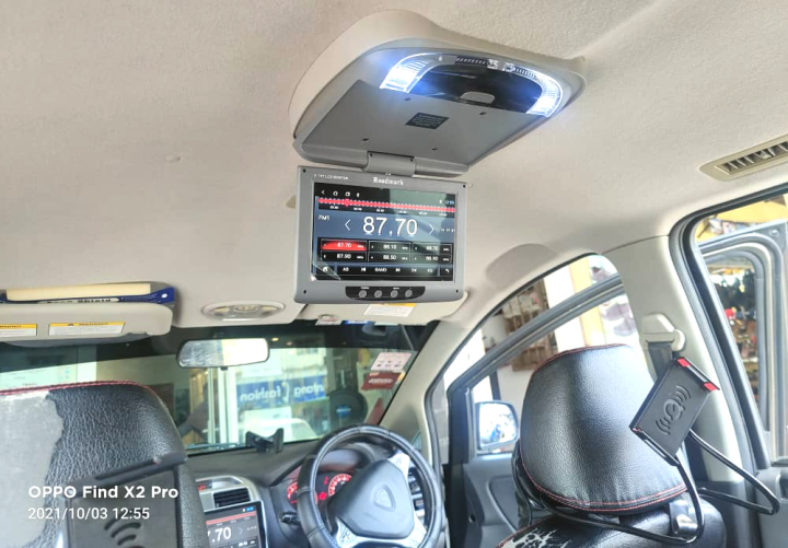 LEON Proton Exora 9 inch FHD LED LCD Roof Monitor Super Slim Beige and ...