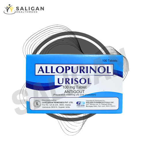 Saligan || Uric Acid || Gout || Allopurinol || 100mg 300mg || 100 ...
