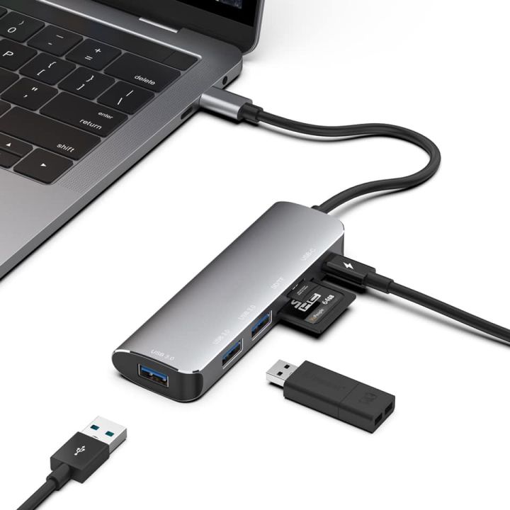Tcf Type C 6in1 Multi Function Dock Station Usb C To Usb3 03 Pd Sd