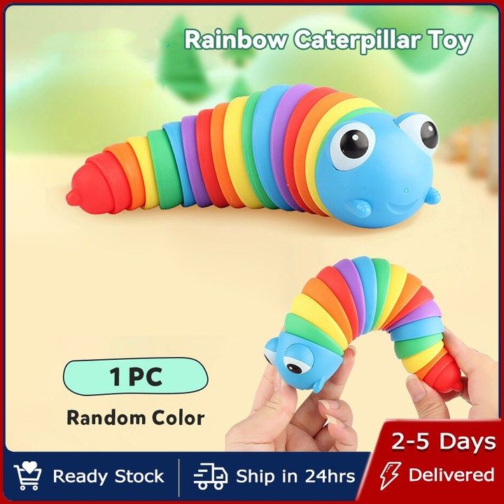 YUNLEO Rotating Toys Caterpillar Toy Stress Relief Toy for Autistic ...