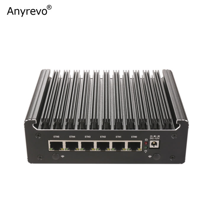 cheapest Fanless Intel 12th Gen N100 Soft Router Quad Core Mini PC 6 ...