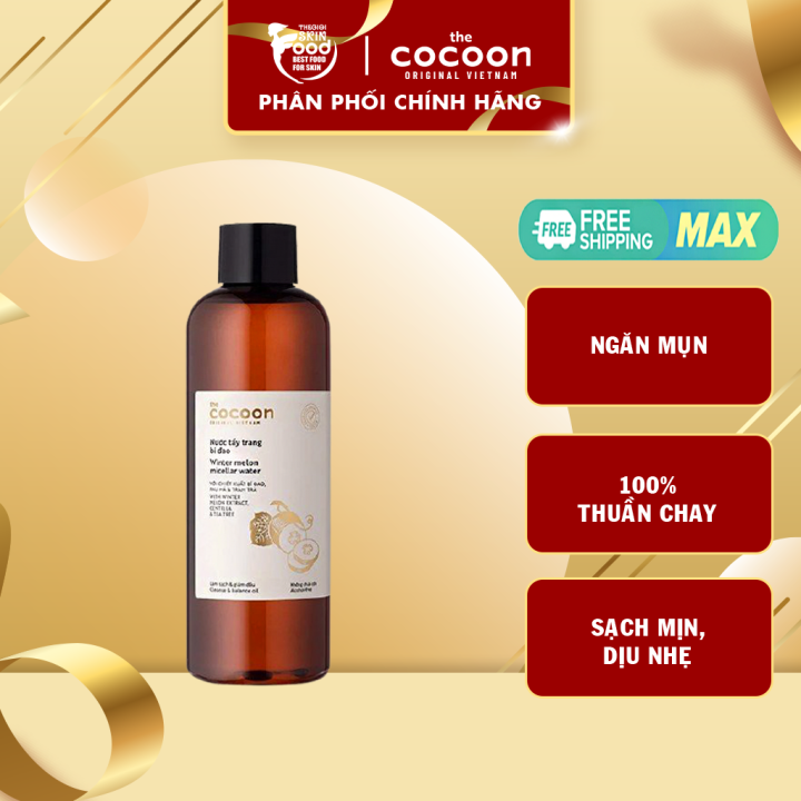 Nước Tẩy Trang Làm Sạch Dịu Nhẹ Chiết Xuất Bí Đao Cocoon Winter Melon ...