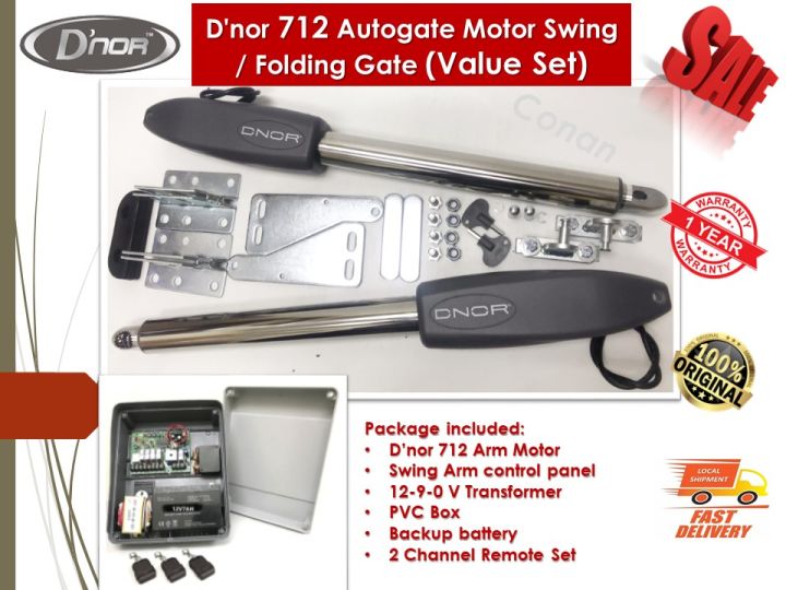Dnor AutoGate D'nor 712 Heavy Duty Swing and Folding Arm Auto Gate ...