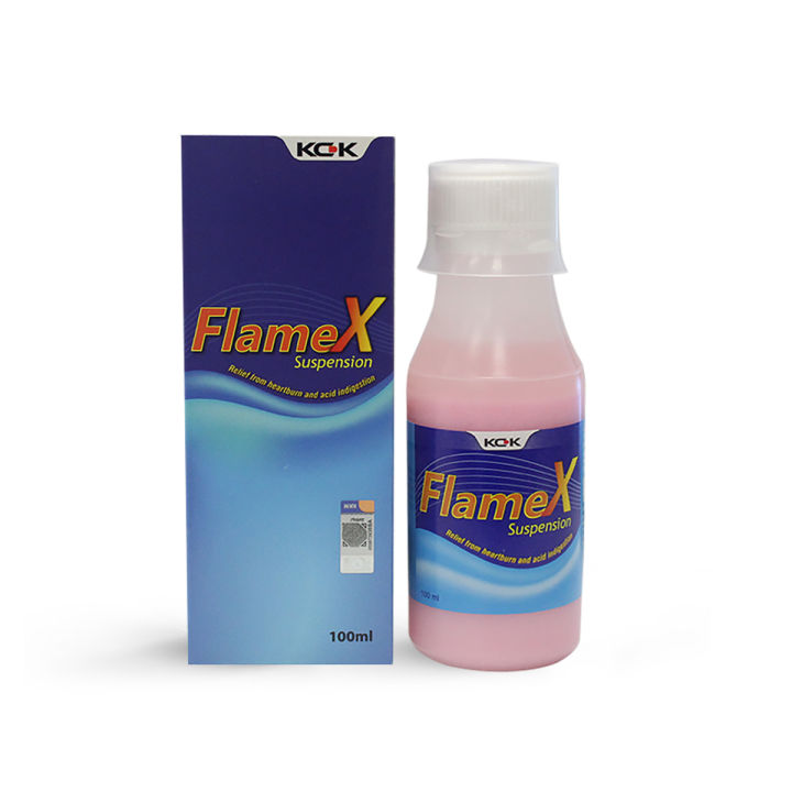 Flamex Suspension for Heartburn/Indigestion/Gastric 100ml | Lazada