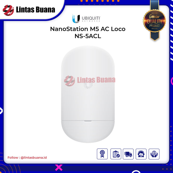 Ubiquiti airMAX NanoStation 5AC Loco - NS-5ACL | Lazada Indonesia