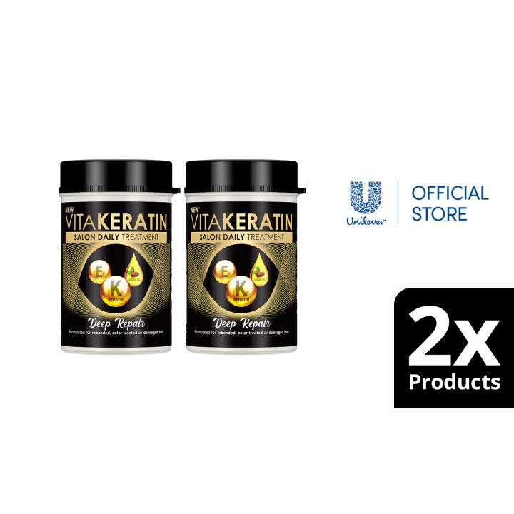 [Bundle of 2] Vitakeratin Treatment Deep Repair 650ml | Lazada PH