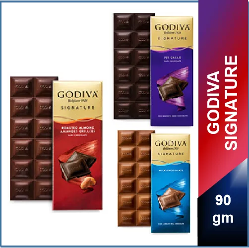 Godiva Signature Dark Chocolate Bar / 8 mini bars 90g Assorted Flavors ...