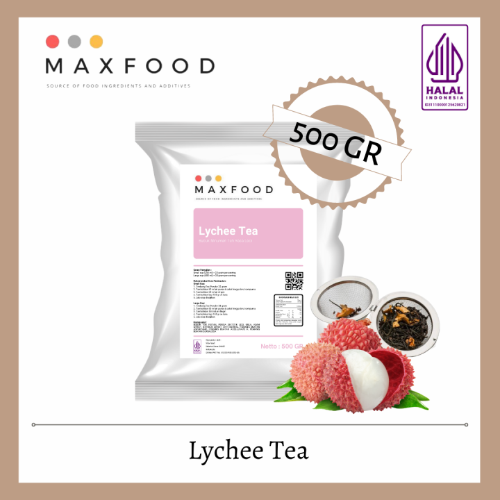 LYCHEE TEA / BUBUK MINUMAN RASA TEH LECI 500 GRAM | Lazada Indonesia