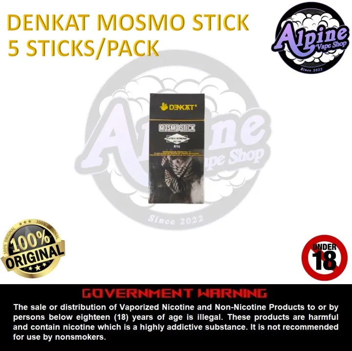 Denkat Mosmo Stick Disposable Vape Pod | Lazada PH