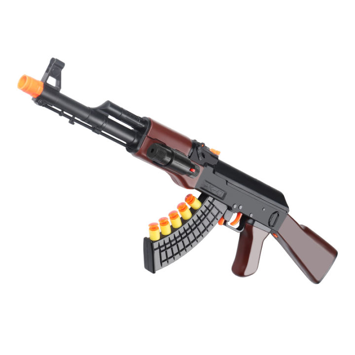 Ak47 soft toy gun boy akm Aka simulation sought-after dynamic loaded ...