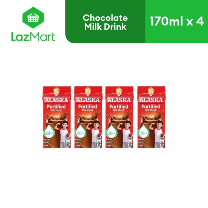 Alaska Choco 170ml x 4 | Lazada PH