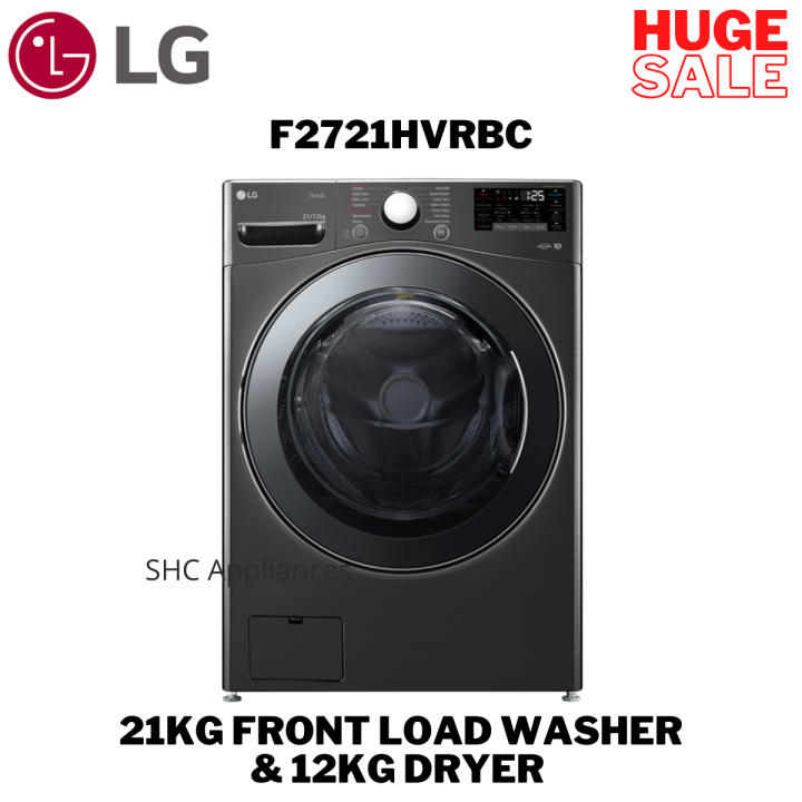 LG Washing Machine 21kg Front Load Washer & 12kg Dryer F2721HVRBC | Lazada PH