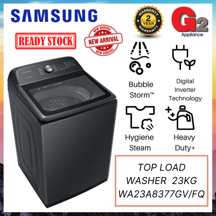 Samsung Top Load Washer 23KG WA23A8377GV/FQ - Samsung Warranty Malaysia ...
