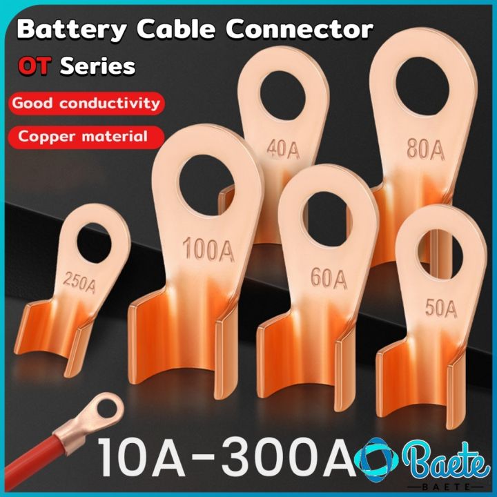 Terminal OT Series 60A-300A Splice Wire Dia Copper Circular Battery ...