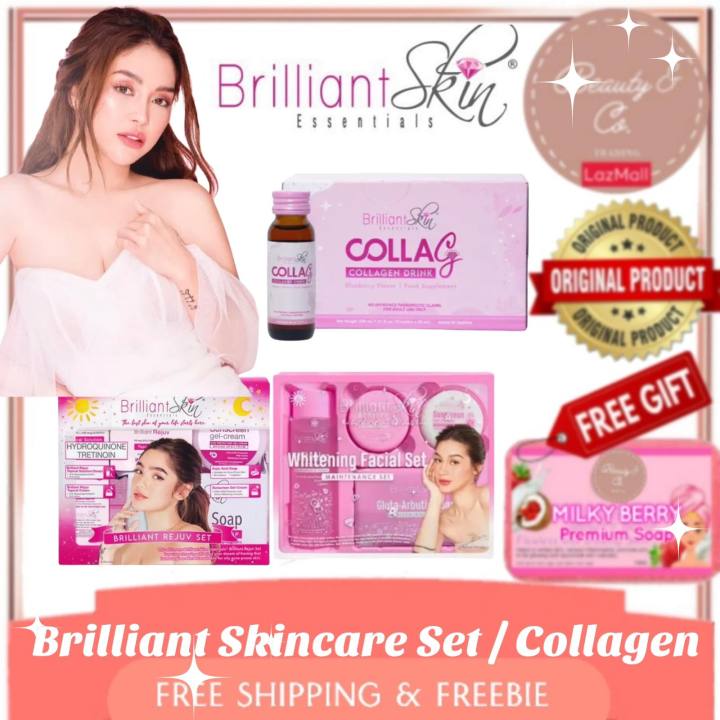 Brilliant Rejuvenating Set , Colla G Collagen Drink [FREE BERRY SOAP] Brilliant Skin ...