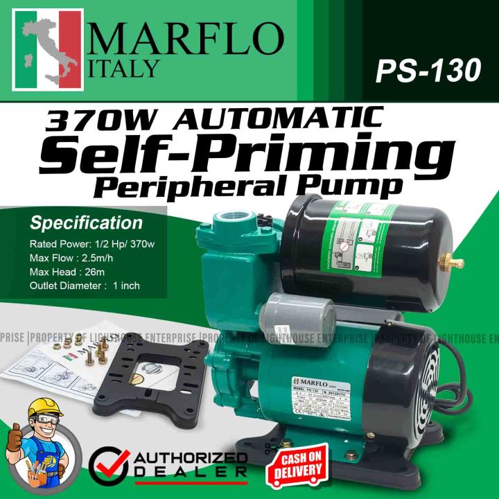 MARFLO Automatic Peripheral Booster Pump (PS-130) LIGHTHOUSE ENTERPRISE ...
