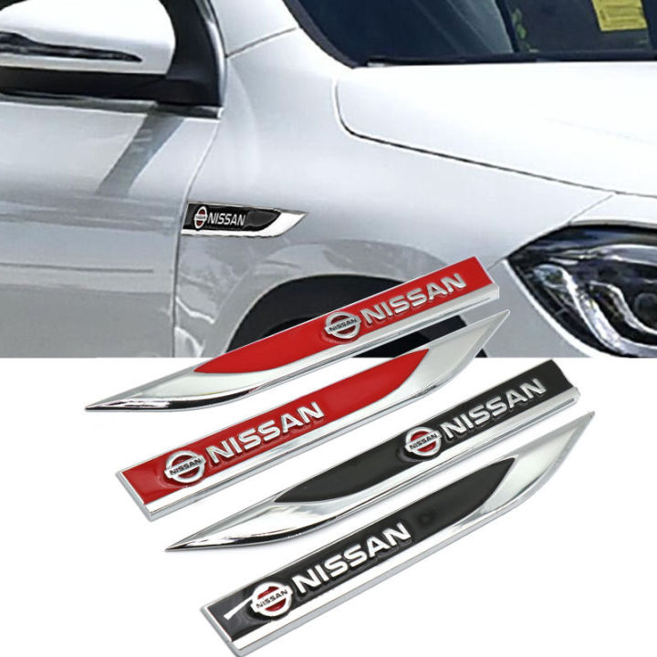 1 Pair Metal 3D Badge Decal Sticker Logo Fenders Side For Nissans Nismo ...
