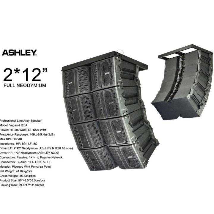 Speaker Line Array Ashley Vegas 212 LA 12 inch Passive VEGAS Original ...