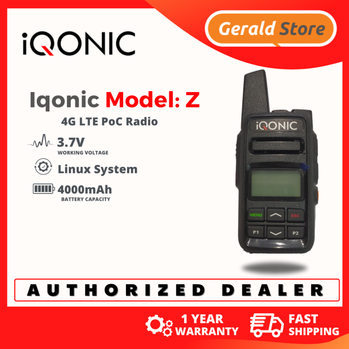 Iqonic Model Z 4G LTE PoC Two-way Radio | Lazada PH