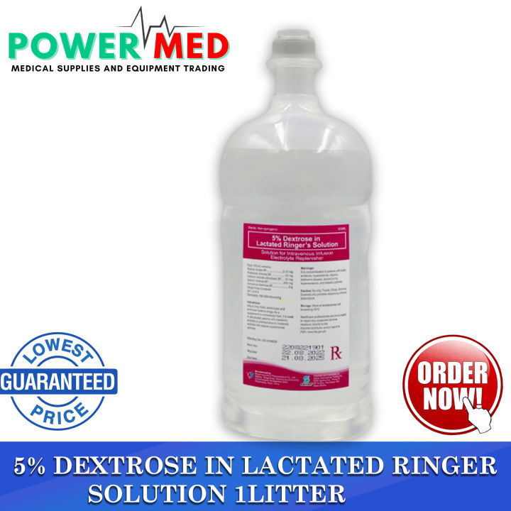 5% DEXTROSE IN LACTATED RINGER SOLUTION 1LITTER SAHAR BRAND | Lazada PH