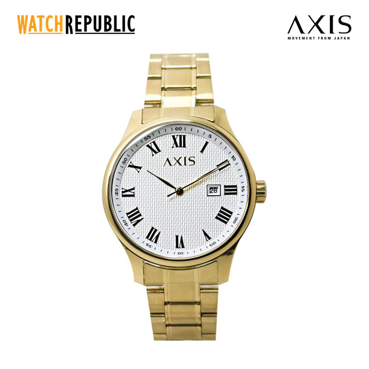 Axis Gold Stainless Steel Watch For Men AH1296-1203 | Lazada PH