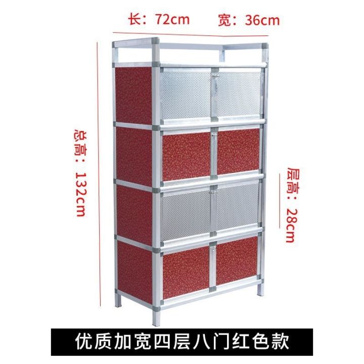Cupboard mini small kitchen simple shelf home economical plastic ...