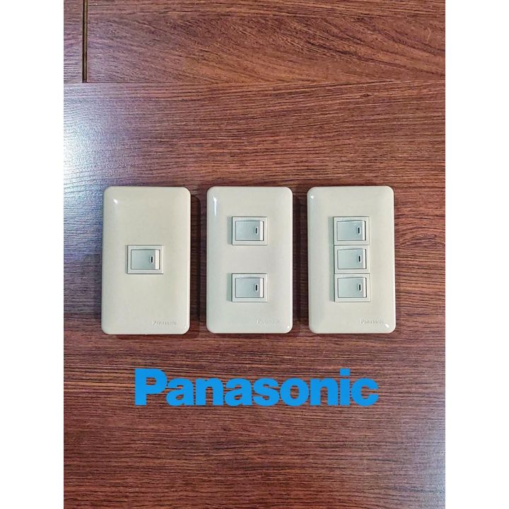PANASONIC Classic 1 Way Switch Set (1/2/3 Gang) | Lazada PH