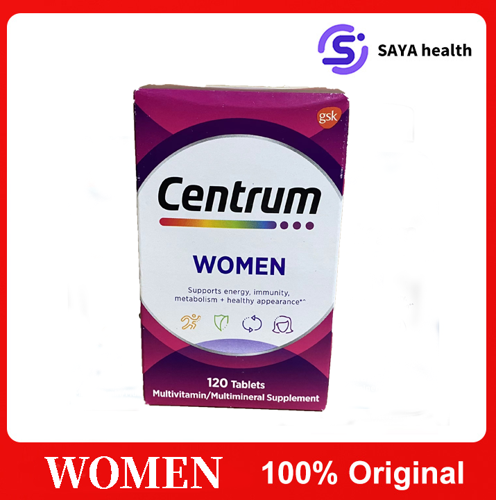 NEW PACKAGING! CENTRUM for Women 120 Tablets | Lazada