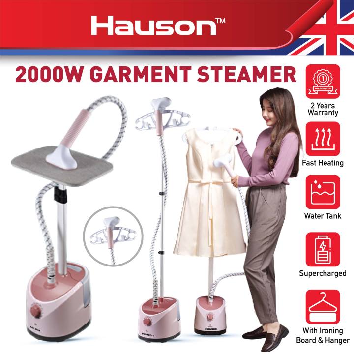 Hauson 2000W Standing Garment Steamer Stand Type Clothes Steam Iron ...