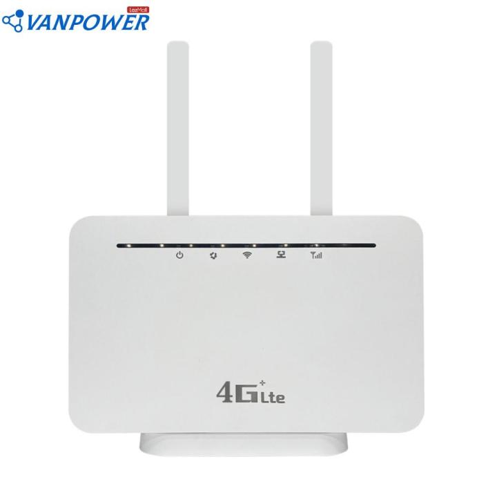 4G LTE Mobile WiFi Router with SIM Card Slot Compact Design for Home ...