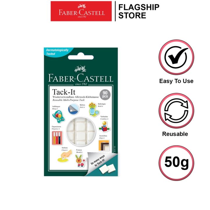 CGX Faber-Castell Tack It White 50g 12589150 | Lazada PH