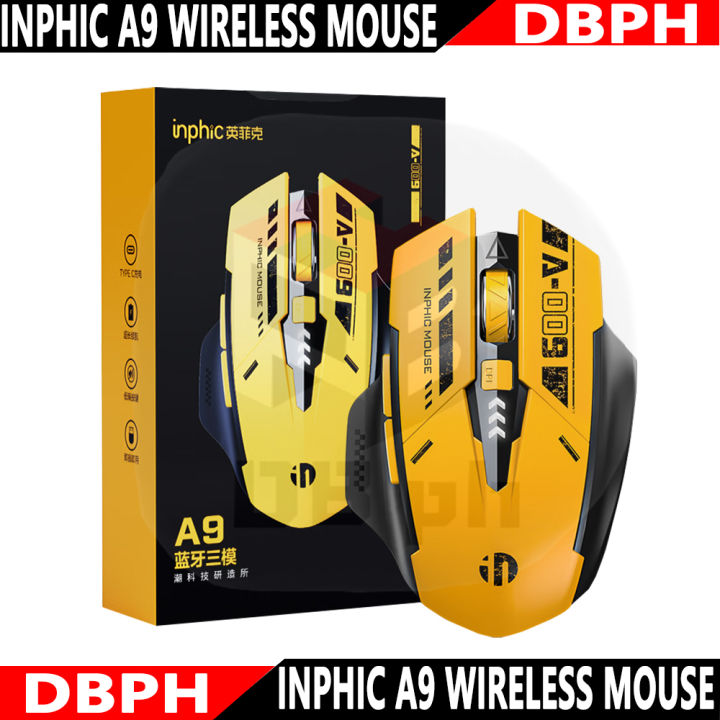 INPHIC A9 Wireless Bluetooth Mouse Office Mouse Light Mouse Portable ...