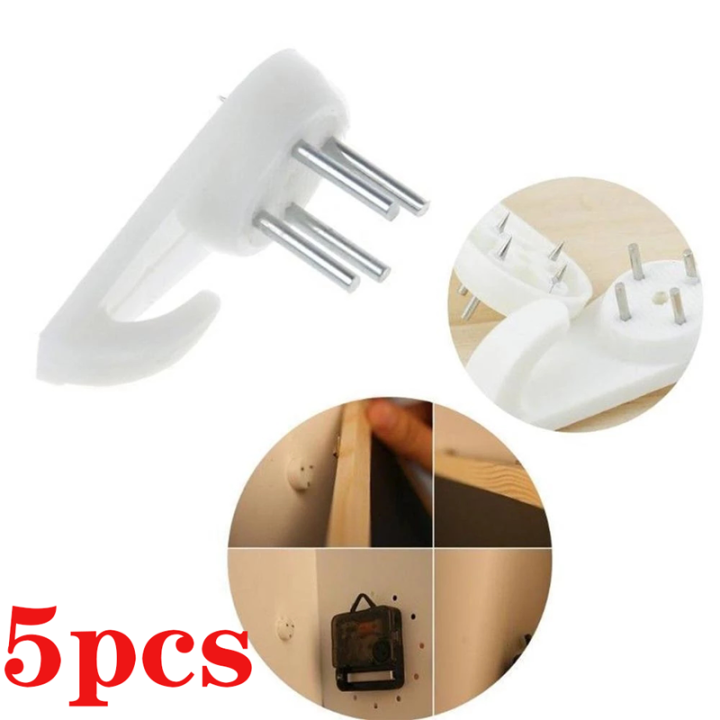 5pcs Seamless Hanging Wall Painting Frame Invisible Hook for Clothes ...
