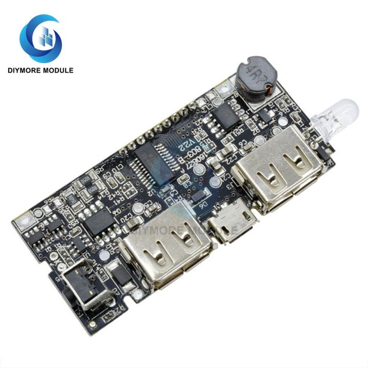 Dual USB 5V 1A/2.1A Charger Module with LCD Digital Display Power Bank ...