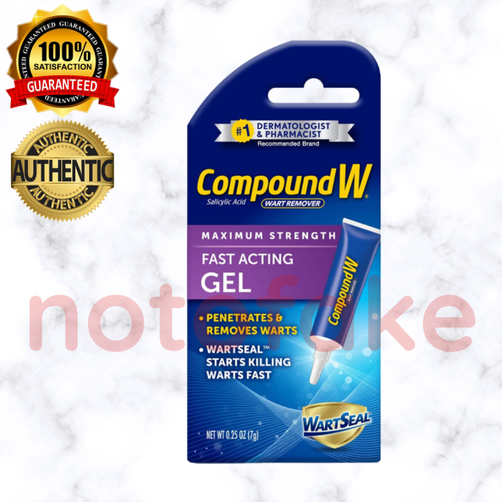 COMPOUND W MAXIMUM STRENGTH FAST ACTING GEL WART REMOVER FROM USA 0.25 ...