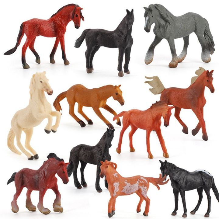CINDYKHBKJ 12 Styles Collection Farm Morgan Stallion Simulation Pony ...