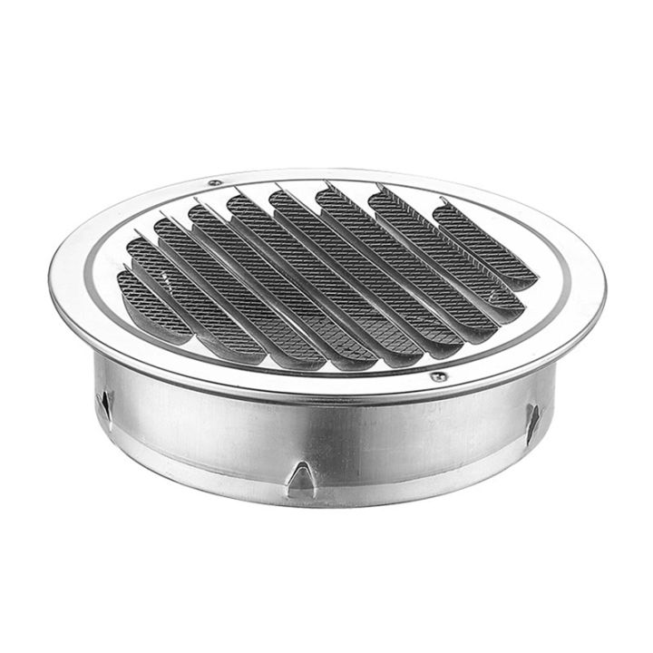 [fut3]Exhaust Hood Air Vent Grille 80mm Stainless Steel Insect Screen ...
