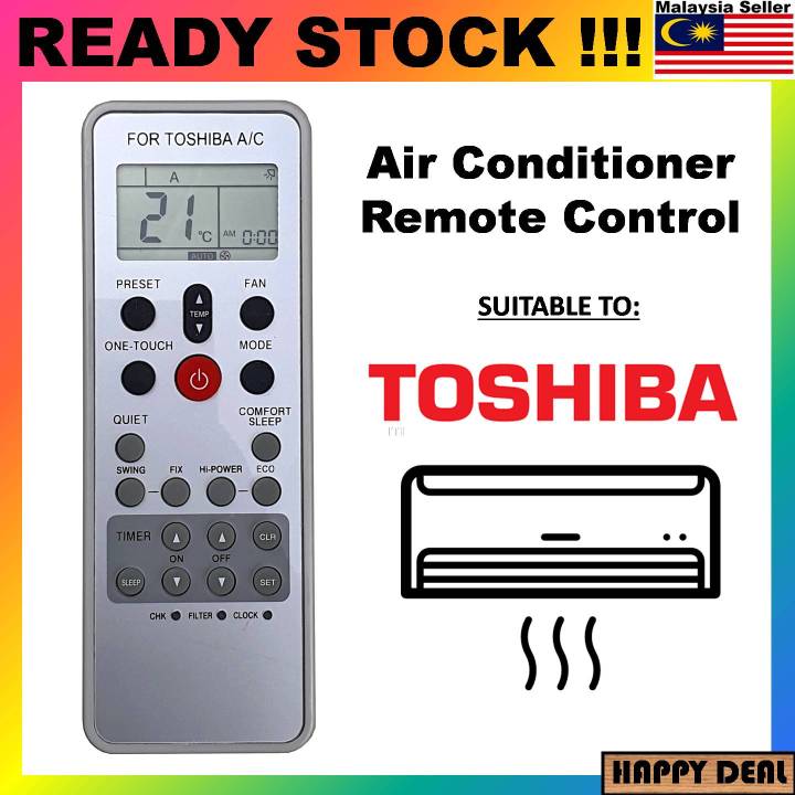 TOSHIBA Aircond Air Conditioner Remote Control Replacement (WC-01) | Lazada