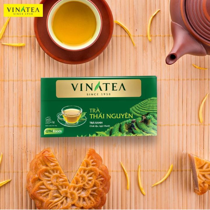Trà Vinatea Thái Nguyên túi lọc 50g | Lazada.vn