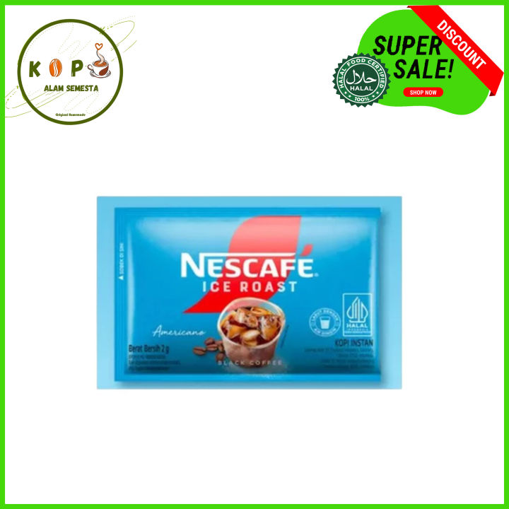 Nescafe Ice Roast Kopi Instan Americano 2gr (1 Sachet) | Lazada Indonesia