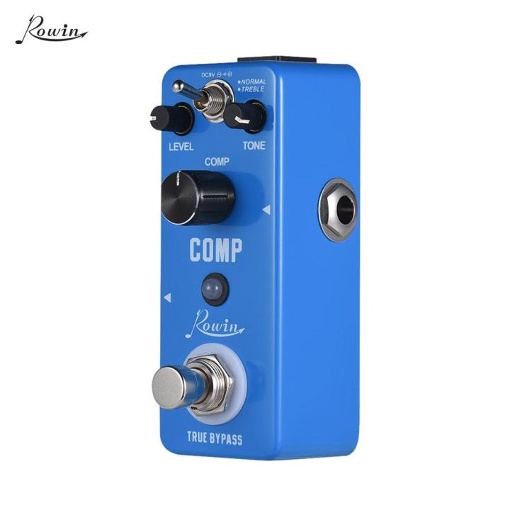 Rowin COMP Compressor Compress Guitar Effect Pedal Aluminum Alloy Shell ...