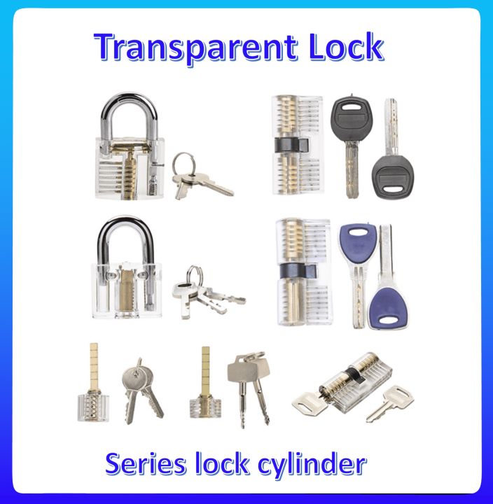 【YF】 Practice Lock Door Opener Padlock Visible Cutaway Keyed Repair FOR ...