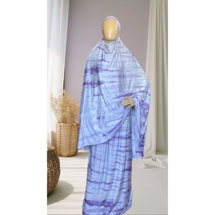 ASEEQAH MUKNA SET JILBAB TELEKUNG PRAYER SET | Lazada PH