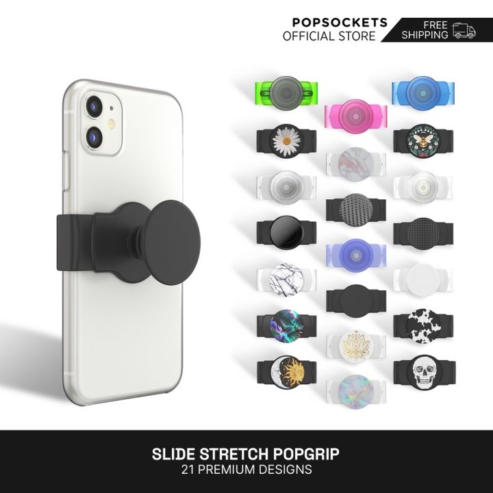 PopSockets Slide Stretch PopGrip The Premium Phone Grip PopGrip Pop ...