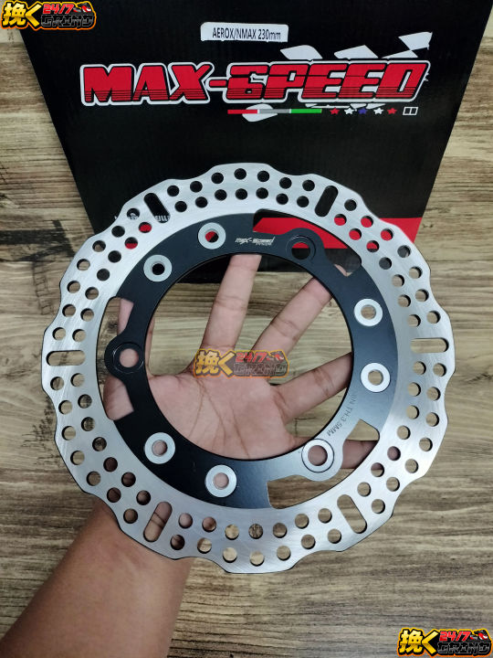 Max Speed Lighten Disc 230mm 3 Holes 3.5mm Nmax v1 v2 / Aerox v1 v2 | Lazada PH