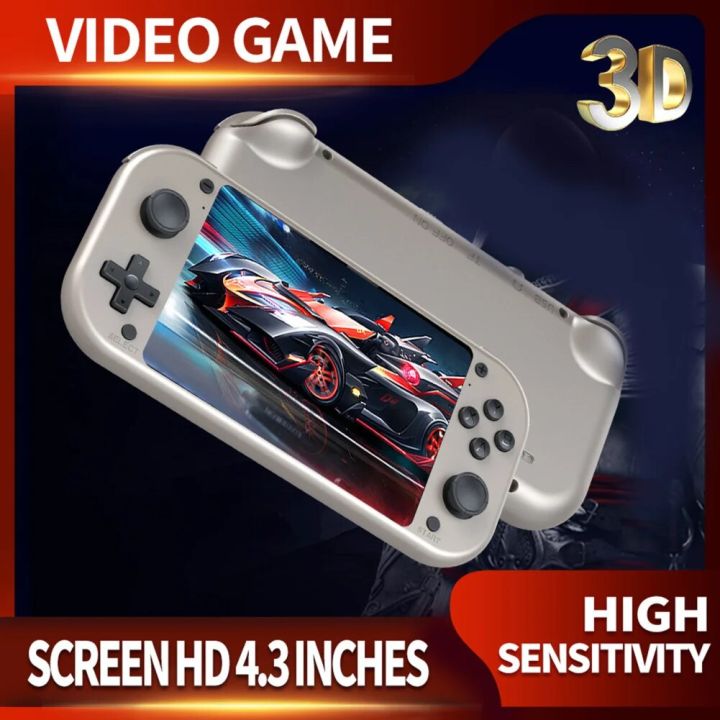 M17 Retro Handheld Video Game Console 4K HD 4.3 Inch IPS Screen ...