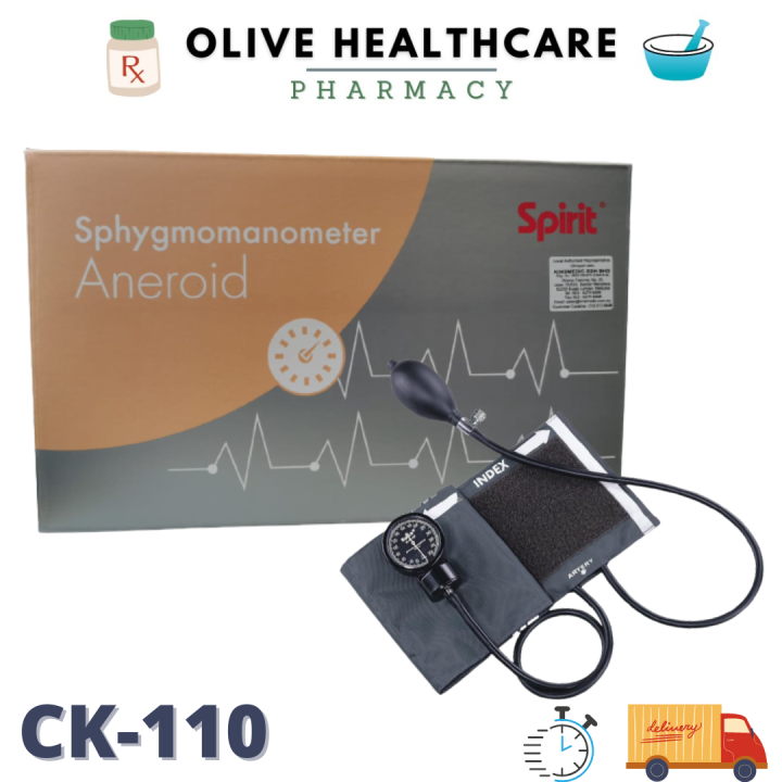SPIRIT CK-110 CK110 Aneroid Portable Sphygmomanometer | Lazada