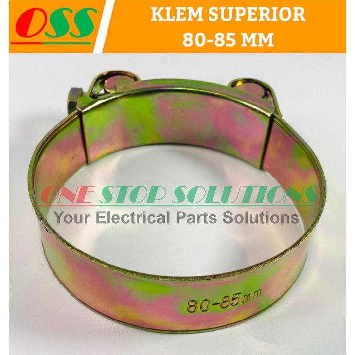 KLEM SUPERIOR ATAU CLAMP SUPERIOR ATAU HEAVY DUTY HOSE CLAMP 80-85 MM ...