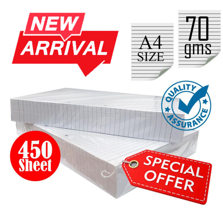 [NEW ARRIVED] Test Pad / Exam Sheets / Single Line / Narrow Line A4 ...